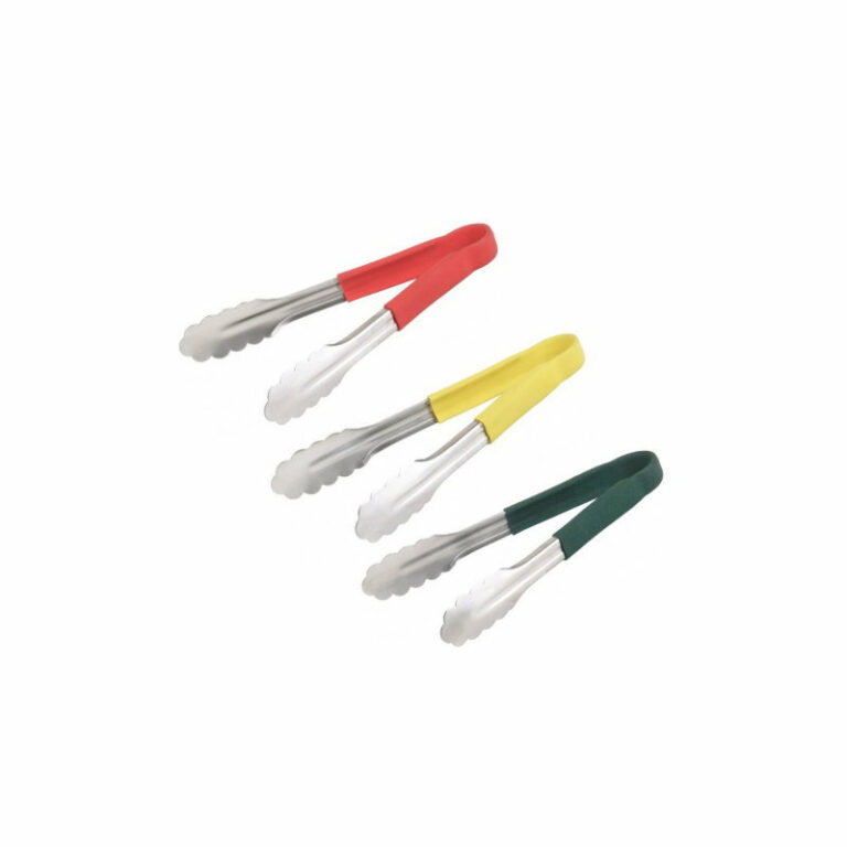 Chef Inox Utility Tong Stainless Steel Coloured Handle - Unicut Chef Inox Utility Tong Stainless Steel Coloured Handle - Unicut